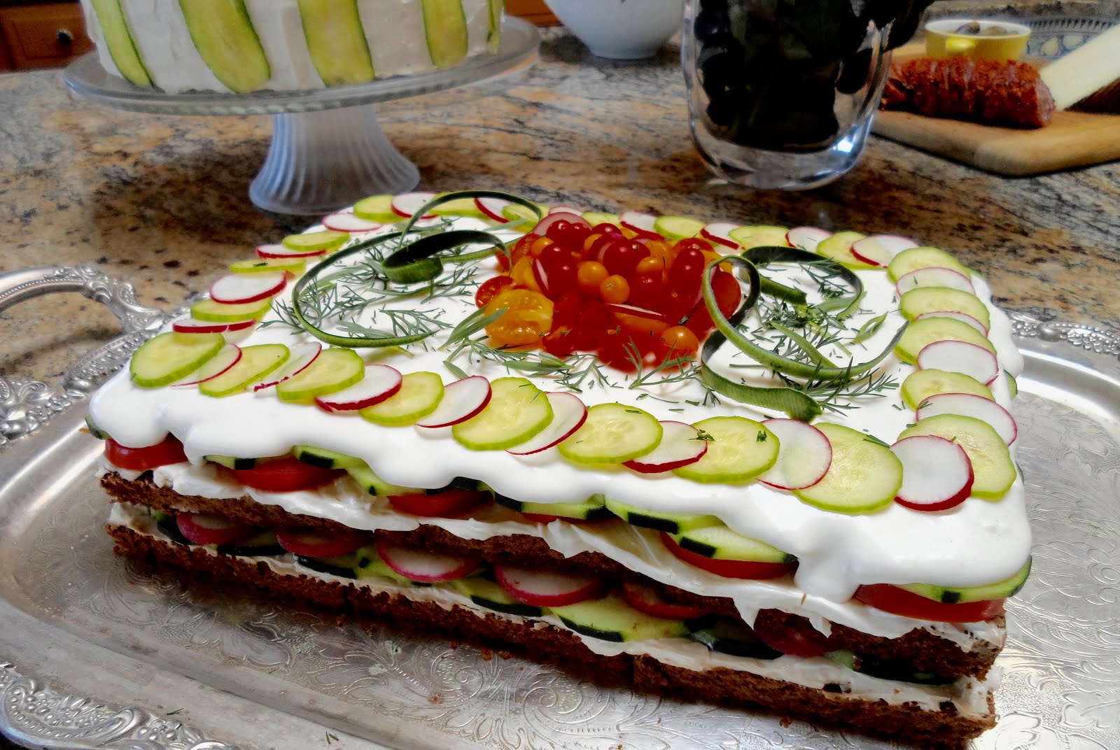 Persian Cucumber & Cheese Sandwich