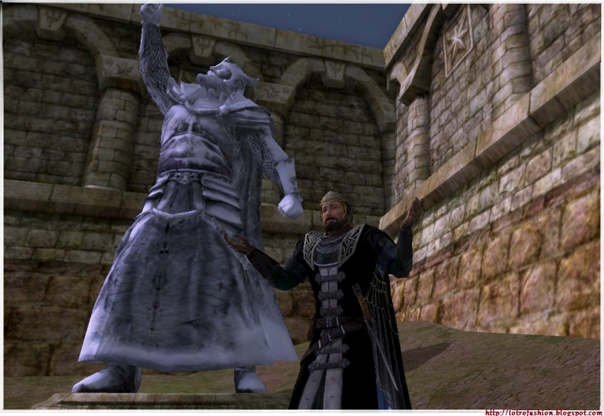 Lotro Fashion: Guest inspiration: Statue of Elendil by Graegyst