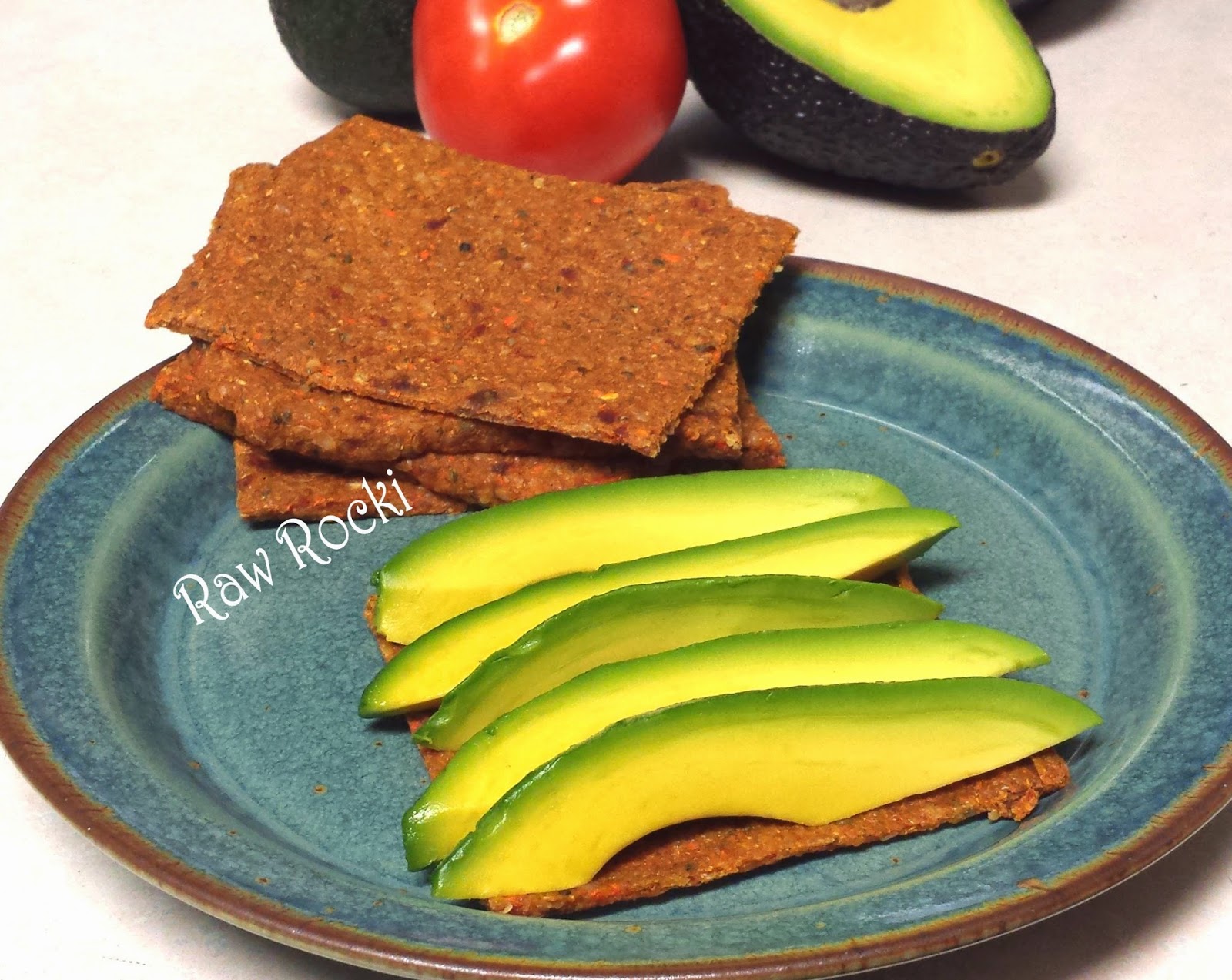 Raw Vegan Recipes by Rocki: Raw Vegan Veggie Herb Flatbread