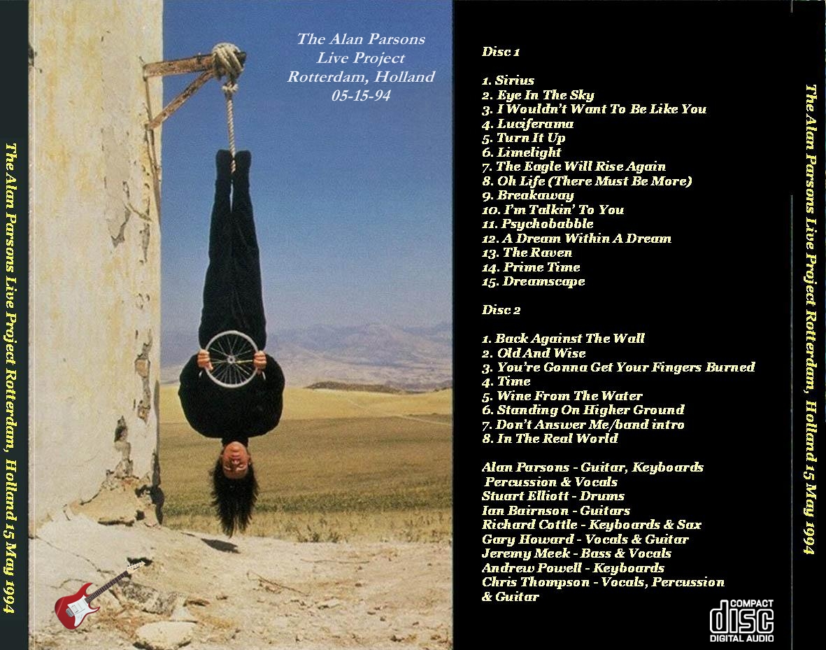 THE ALAN PARSONS PROJECT: BOOTLEG: The Alan Parsons Live Project ...