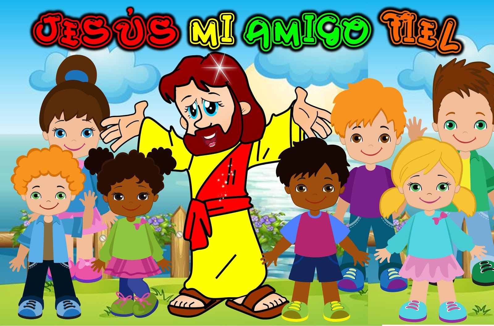 SELVA BELLA: JESÚS MI AMIGO FIEL GIGANTOGRAFIA Y TARJETITAS