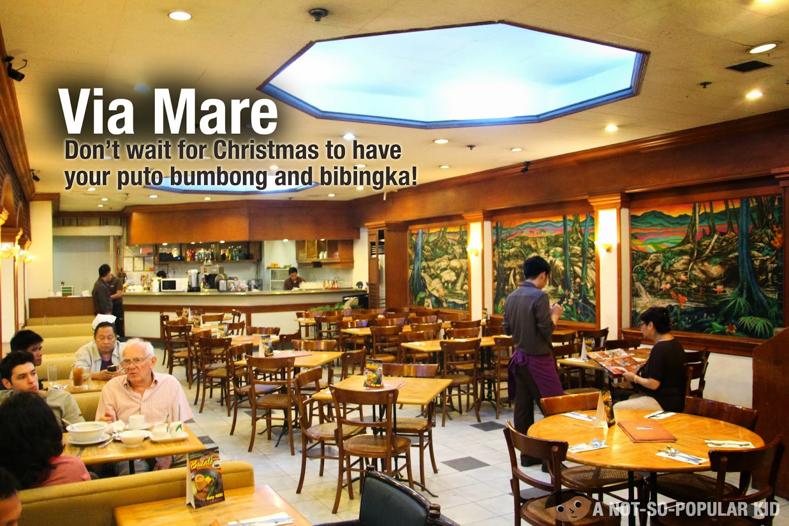 Dining the Filipino Way in VIA MARE plus Bibingka and Puto Bumbong - A ...