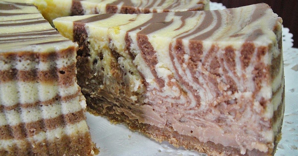 Maryam's Culinary Wonders: 1014. Zebra Cheesecake