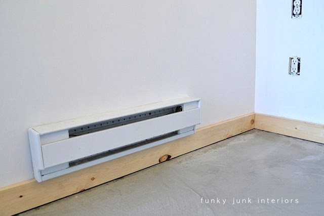 How to build easy baseboards - Funky Junk InteriorsFunky Junk Interiors
