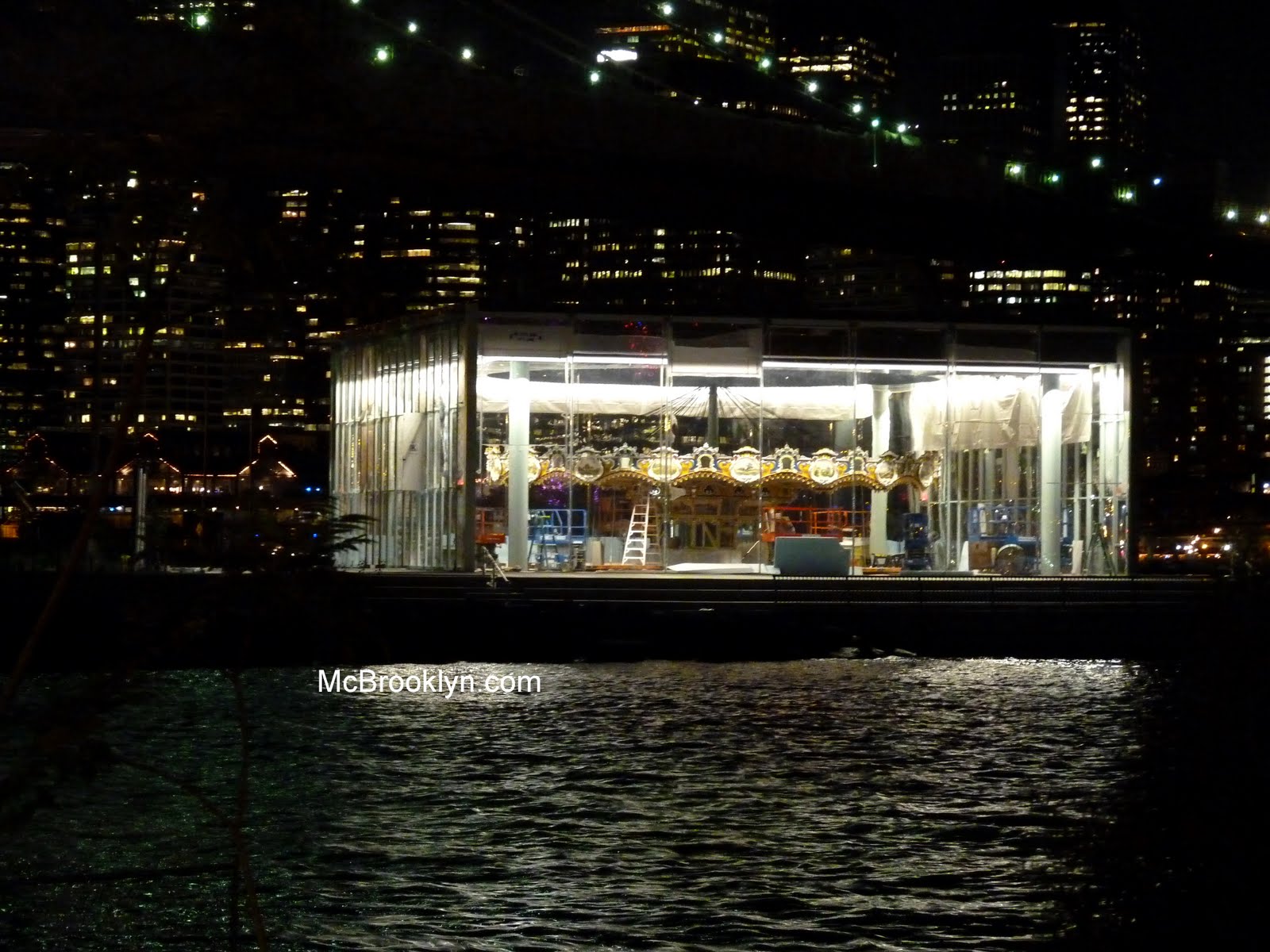 mcbrooklyn: DUMBO: Jane's Carousel Almost Ready
