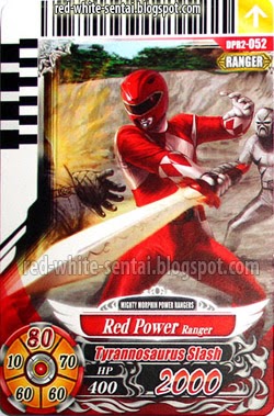 Red and White Sentai: Power Ranger Card Battle Series 2 (Unofficial ...