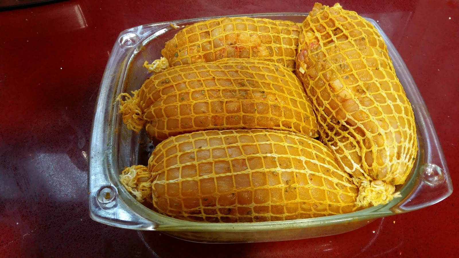 Fiambre de pechuga de pollo adobada