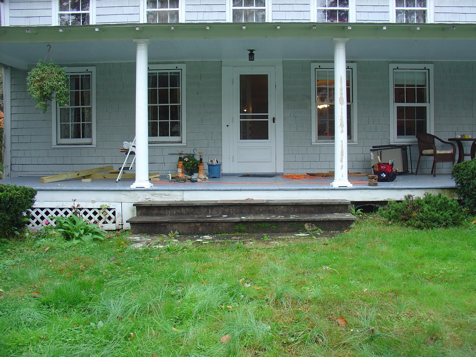 Life at Pugsley: Porch Column Bases 6: Just how crucial is it to secure ...