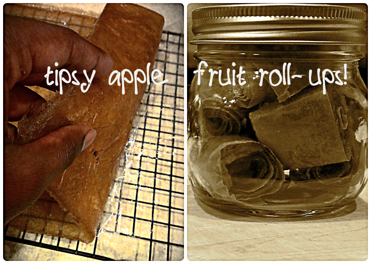 The Heirloom Pan: Tipsy Apple Fruit Roll-Ups