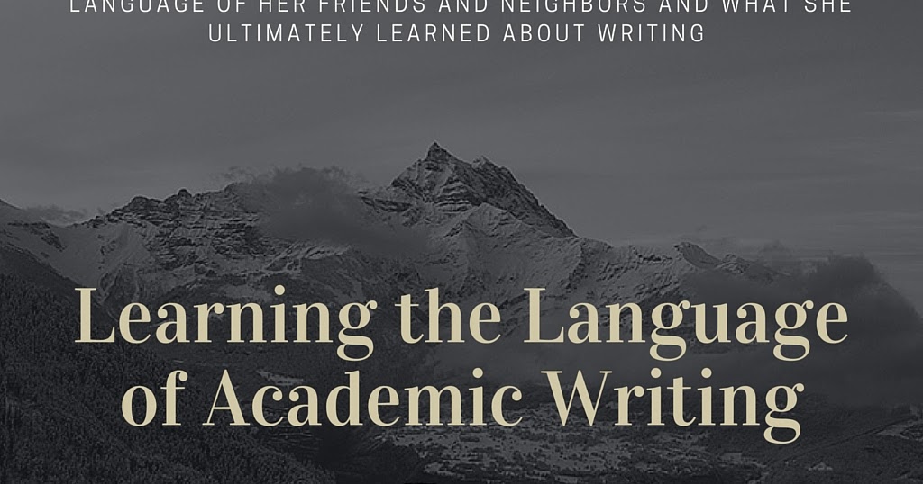 Learning the Language of Academic Writing