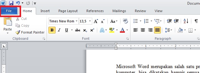 Mengenal Tombol Office pada Microsoft Office Word - Teknologi Informasi