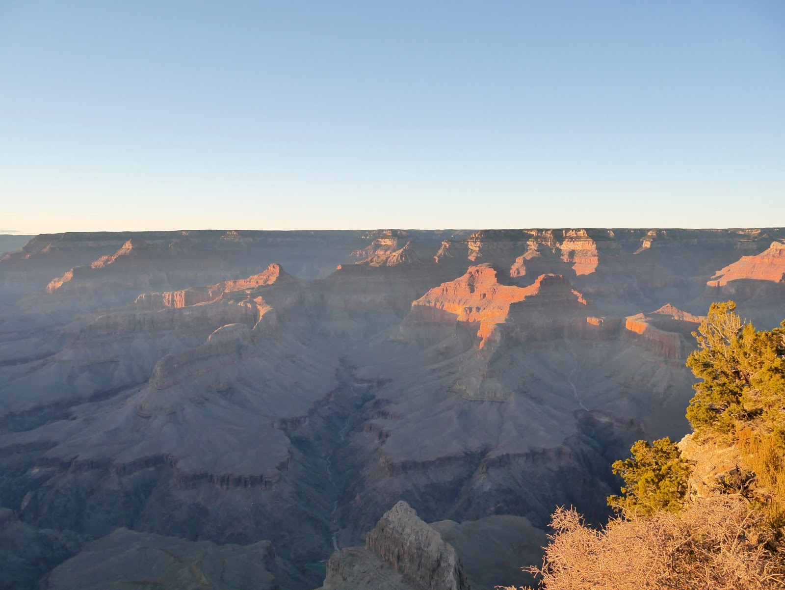 American Travel Journal: Sunset at Pima Point - Grand Canyon National Park