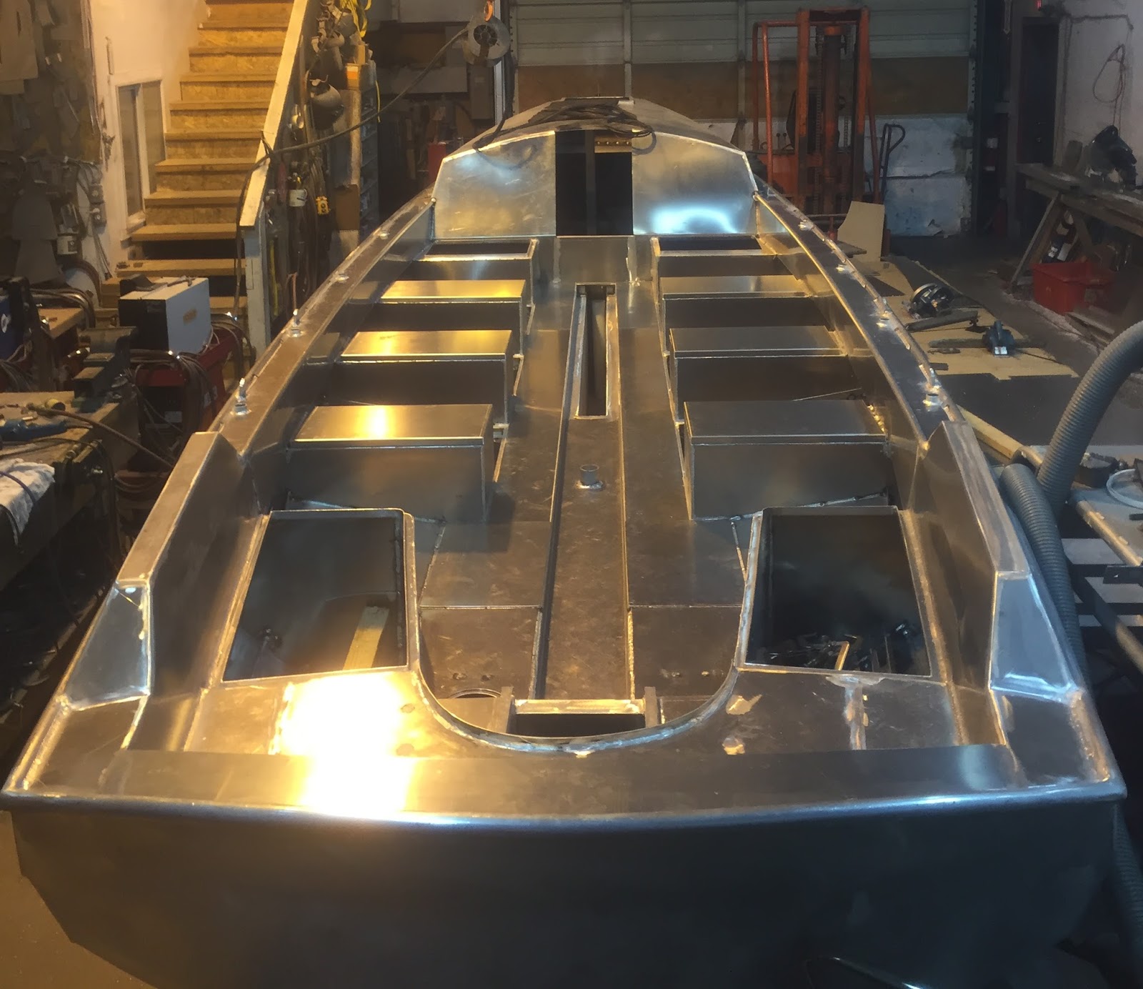 Dudley Dix Yacht Design: Aluminium Expedition Cruiser Cockpit Takes Shape