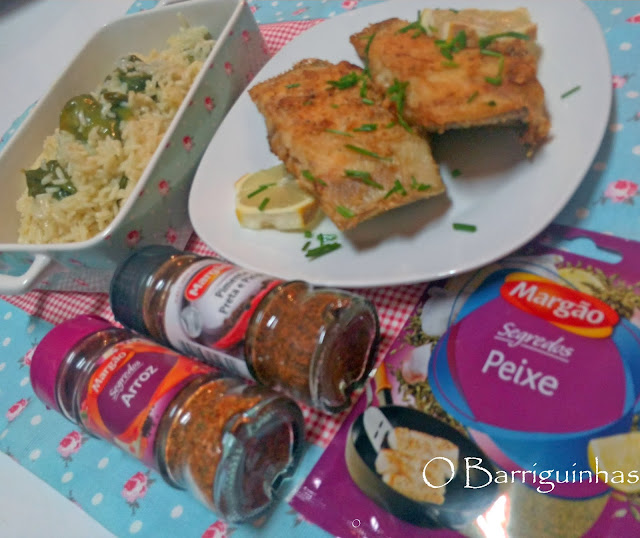 Raia Frita com Crosta de Amêndoa e Arroz de Pimentos de Padron - Margão ...