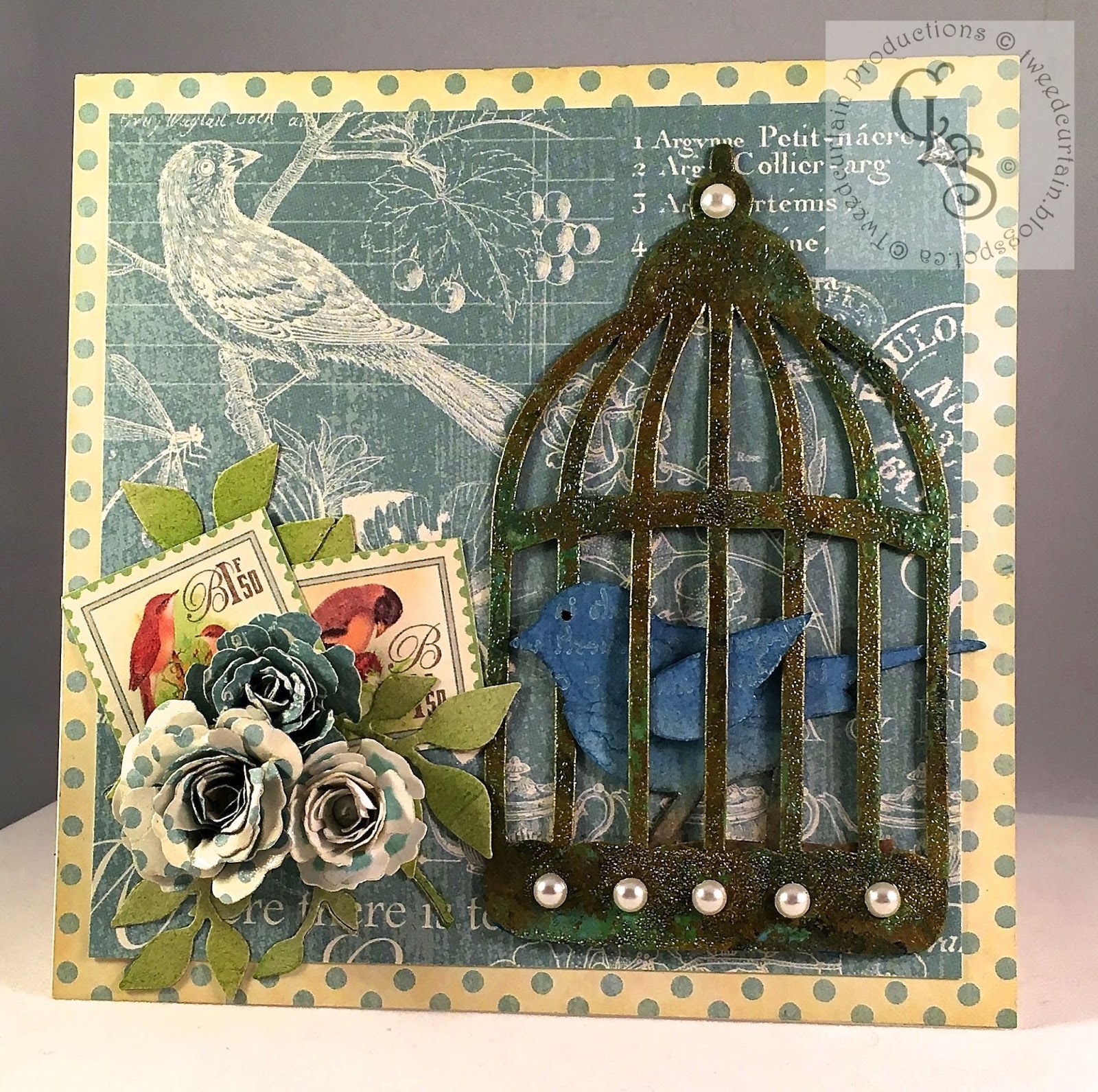 Tweedcurtain Productions: A Vintage 50th Birthday Card and Gift