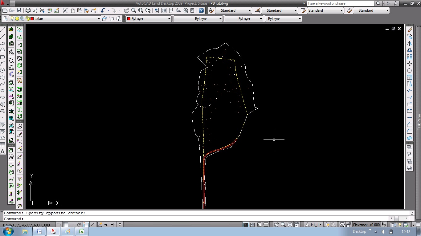 Membuat Peta Topografi (Kontur) Dengan AutoCAD Land Desktop