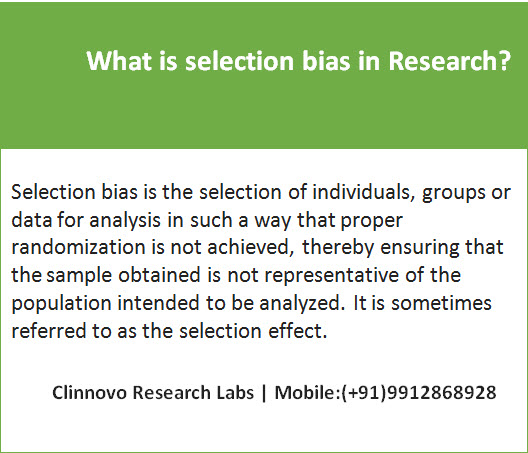 Clinnovo News What Is Selection Bias In Research By Clinnovo Research Labs clinnovo-news-what-is-selection-bias-in-research-by-clinnovo-research-labs