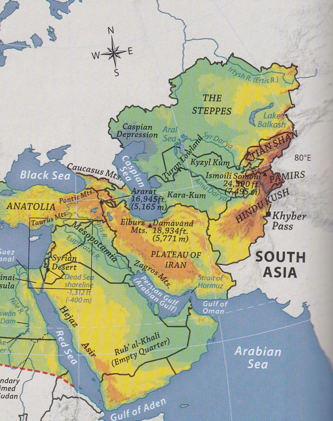 Mr. Izor's Akins Geography: SW Asia Mapping Lab Part 3 and 4