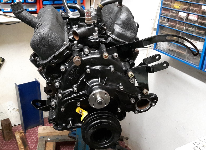 Sunbeam Alpine Series 3 conversion to V6 2.8: Alternator bracket test