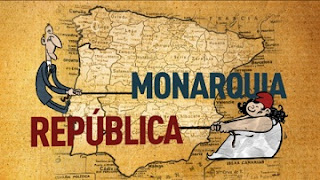 la historia: Monárquicos y republicanos