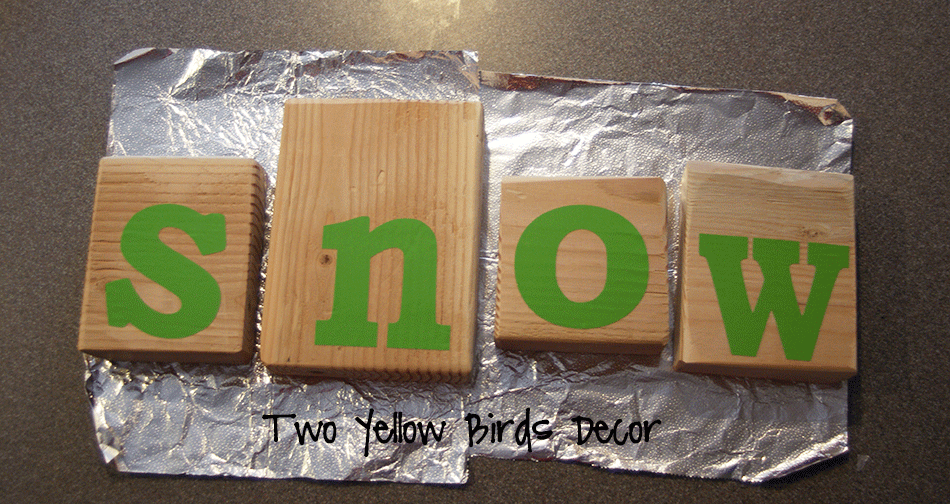 Two Yellow Birds Decor: Snow Blocks