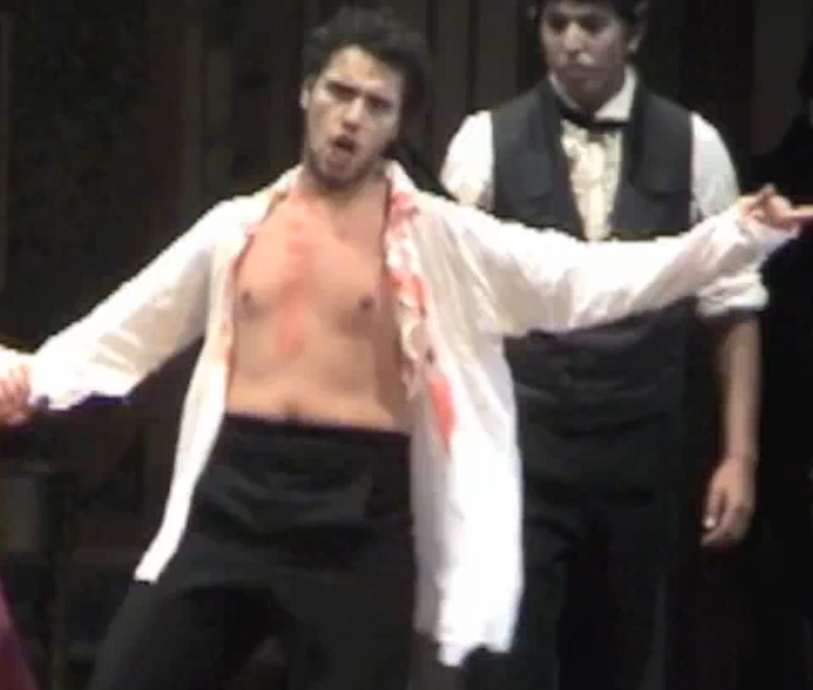 Shirtless Opera Singers: Thiago Arancam in Tosca