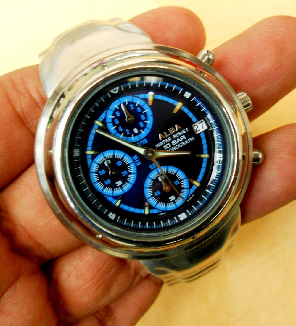 Vintage Jam dulu-Jam antik-Jam lama & Sparepart Jam: Alba Chronograph ...