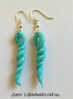 Snake Fimo Necklace | Laura`s Handmade