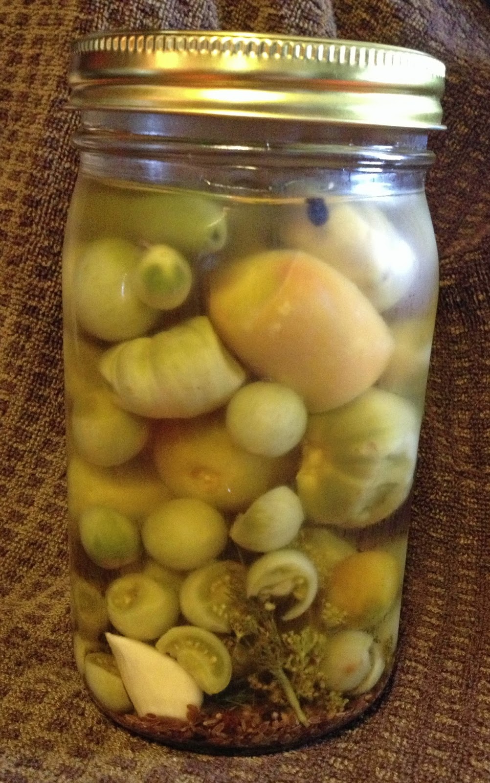The Dairy-Free Diva: Refrigerator Pickled Green Tomatoes