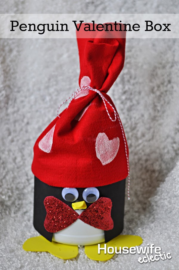 Penguin Valentine's Day Box - Housewife Eclectic