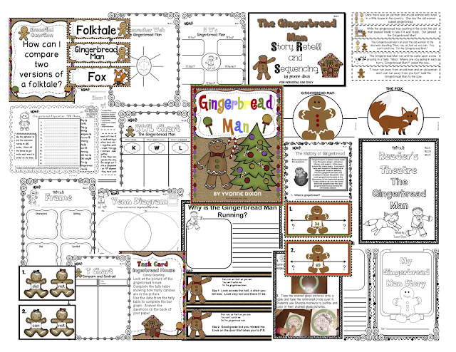 Sassy in Second: Gingerbread Fun and a Freebie!