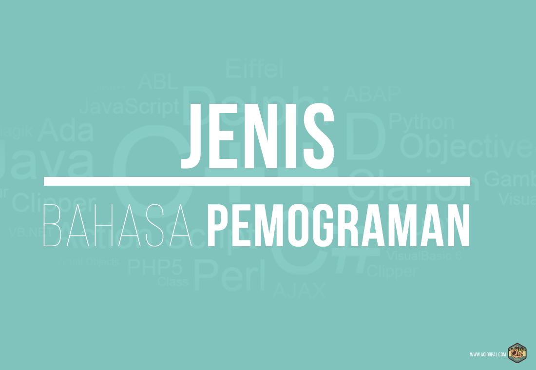 JENIS - JENIS BAHASA PEMOGRAMAN | Galih M DS
