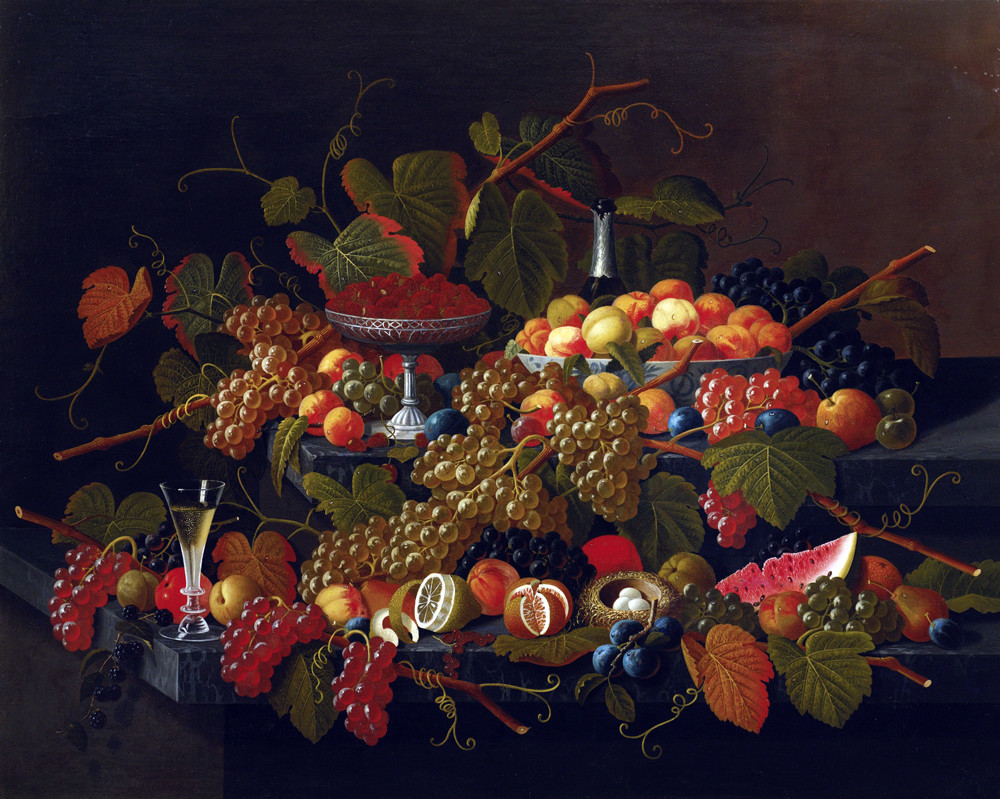 Maher Art Gallery: Danish-American artist Severin Roesen (1815-1872 ...