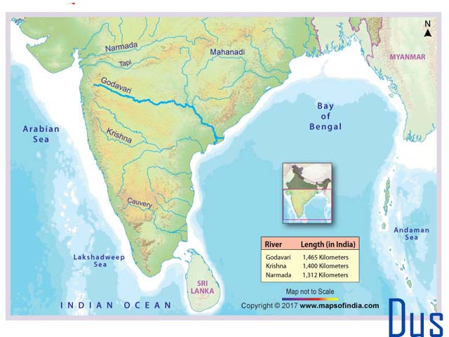Major rivers of South India - Digital-U-Service