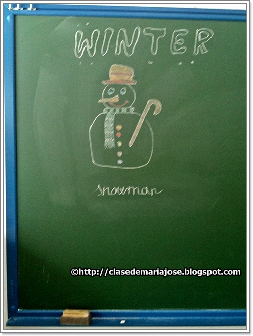 La Clase de María José: INGLÉS: Dibujos infantiles - Snowman (Muñeco de ...