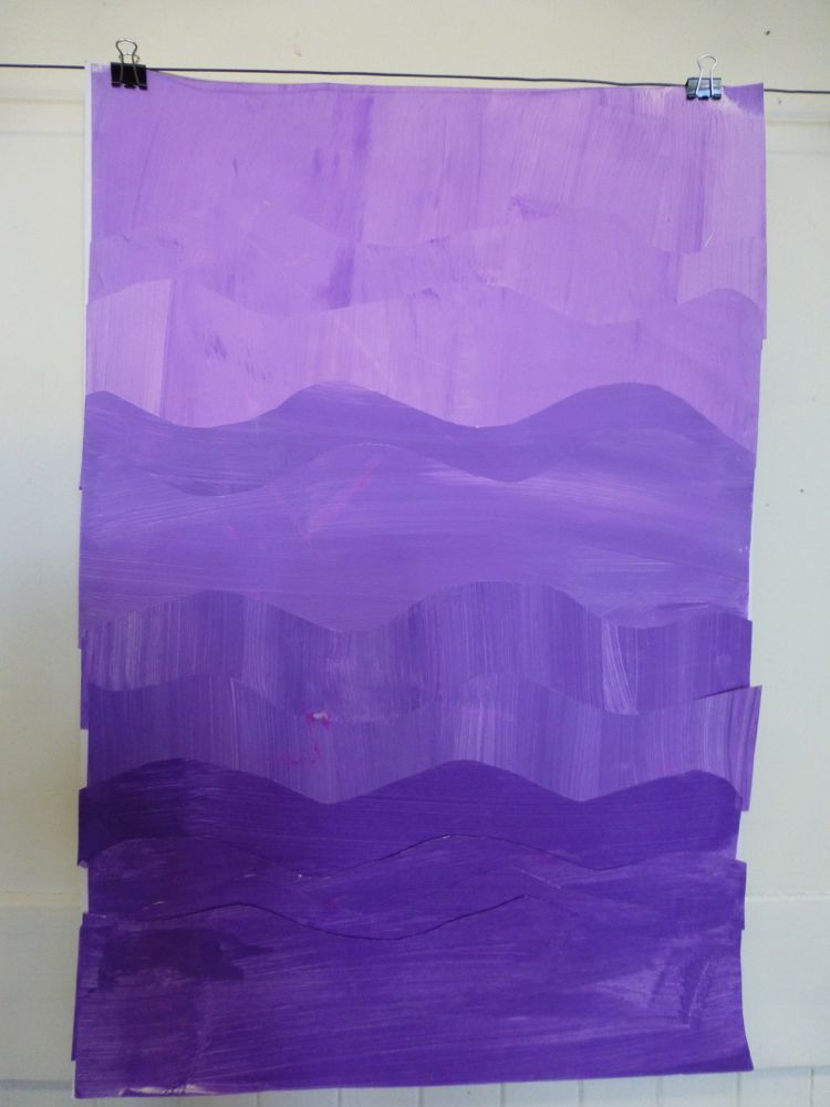 The Accidental Art Teacher: Color Value landscapes