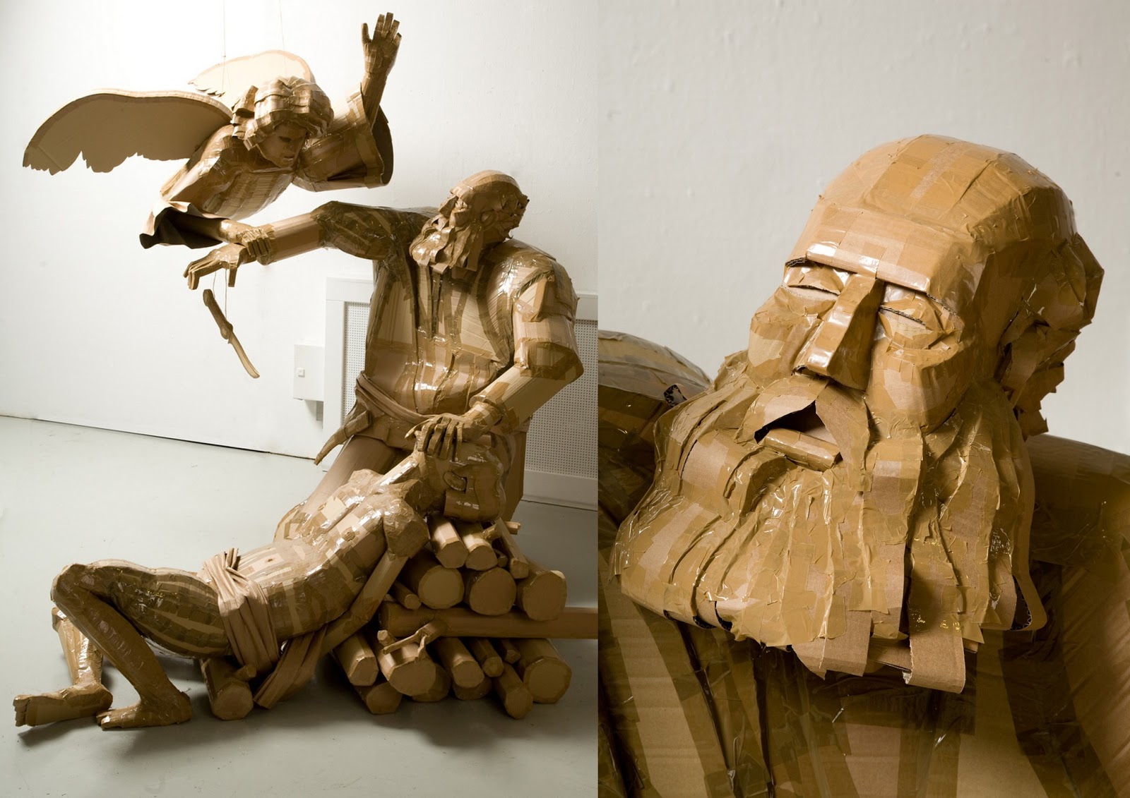 Intricate Cardboard Sculptures by Dylan Shields | Junkculture