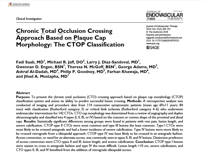 Vascular Mind : CHRONIC TOTAL OCCLUSION CROSSING APPROACH BASED ON ...