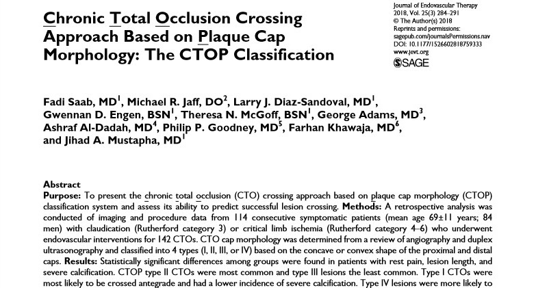 Vascular Mind : CHRONIC TOTAL OCCLUSION CROSSING APPROACH BASED ON ...