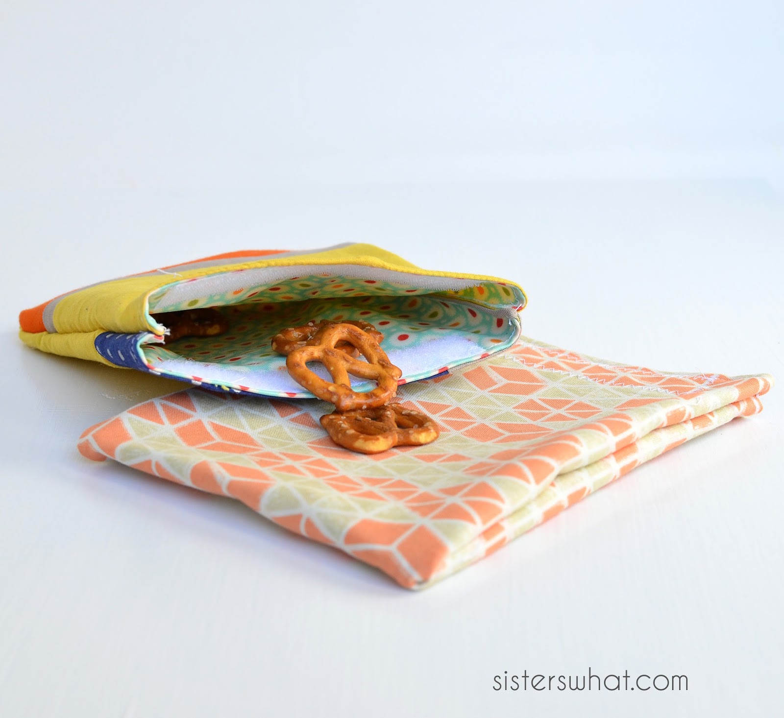 Reusable Snack Bags - Tutorial - Sisters, What!