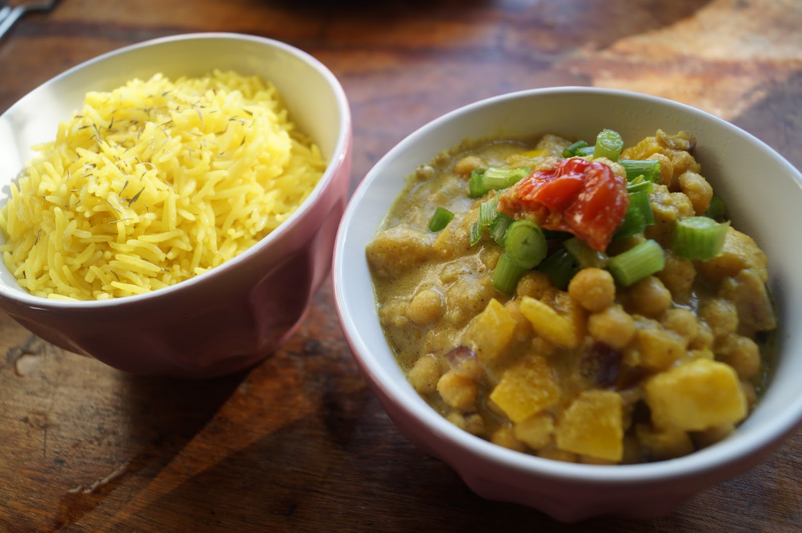 The Vegan Nigerian: PLANTAIN CURRY WITH LEMON & THYME RICE