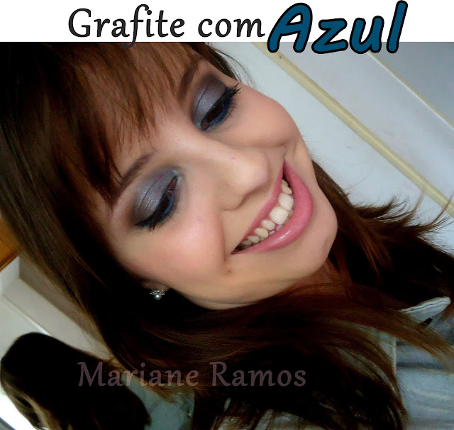 Make Your Makeup: Make Grafite com Azul