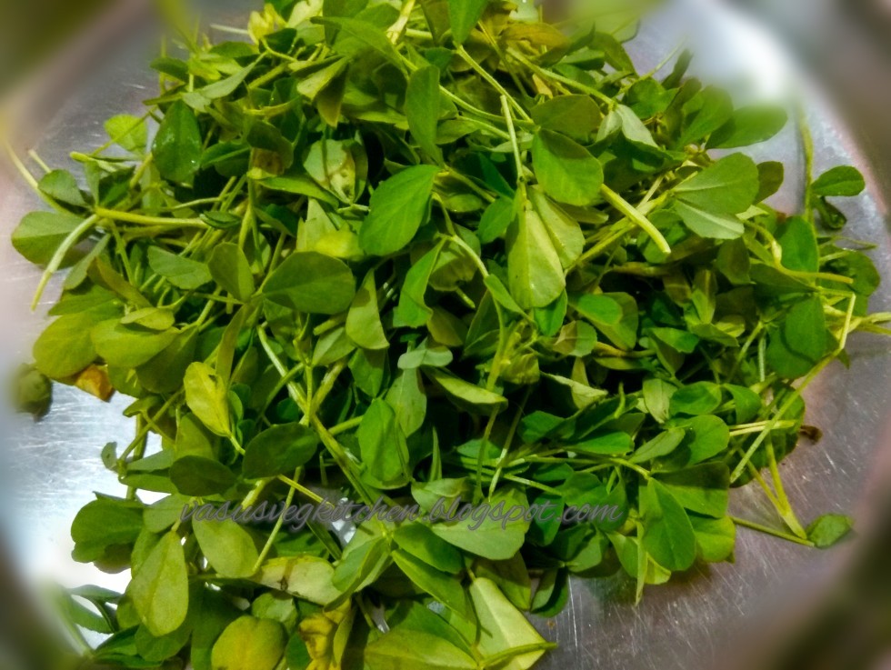 Vasusvegkitchen: Menthi kura pappu, Methi dal, how to prepare dal using ...