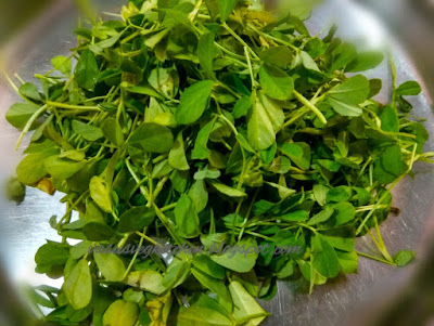 Vasusvegkitchen: Menthi kura pappu, Methi dal, how to prepare dal using ...