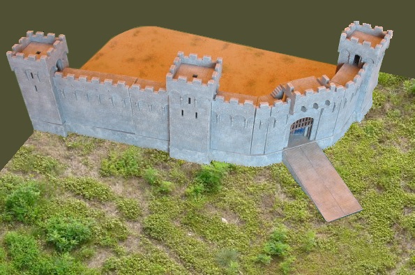 A 28mm Brain: 10mm Castle