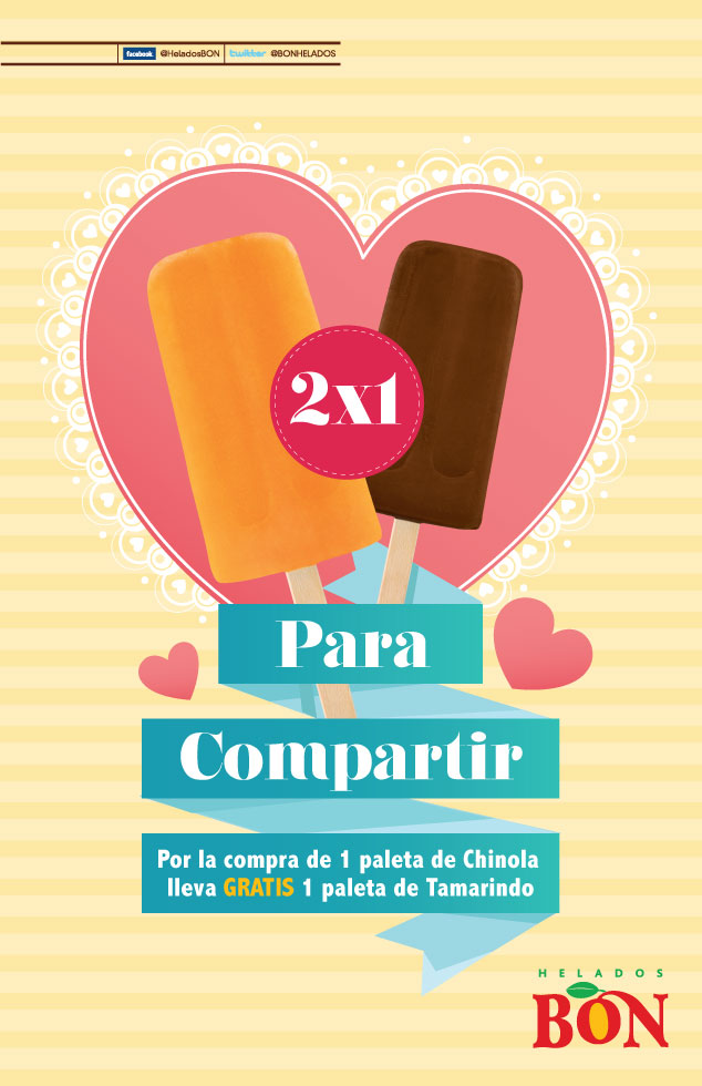 Karlanga made it: Poster de oferta Helados Bon