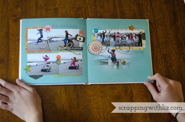 Quick 20 Page Album: Review & Tips / Scrapping with Liz