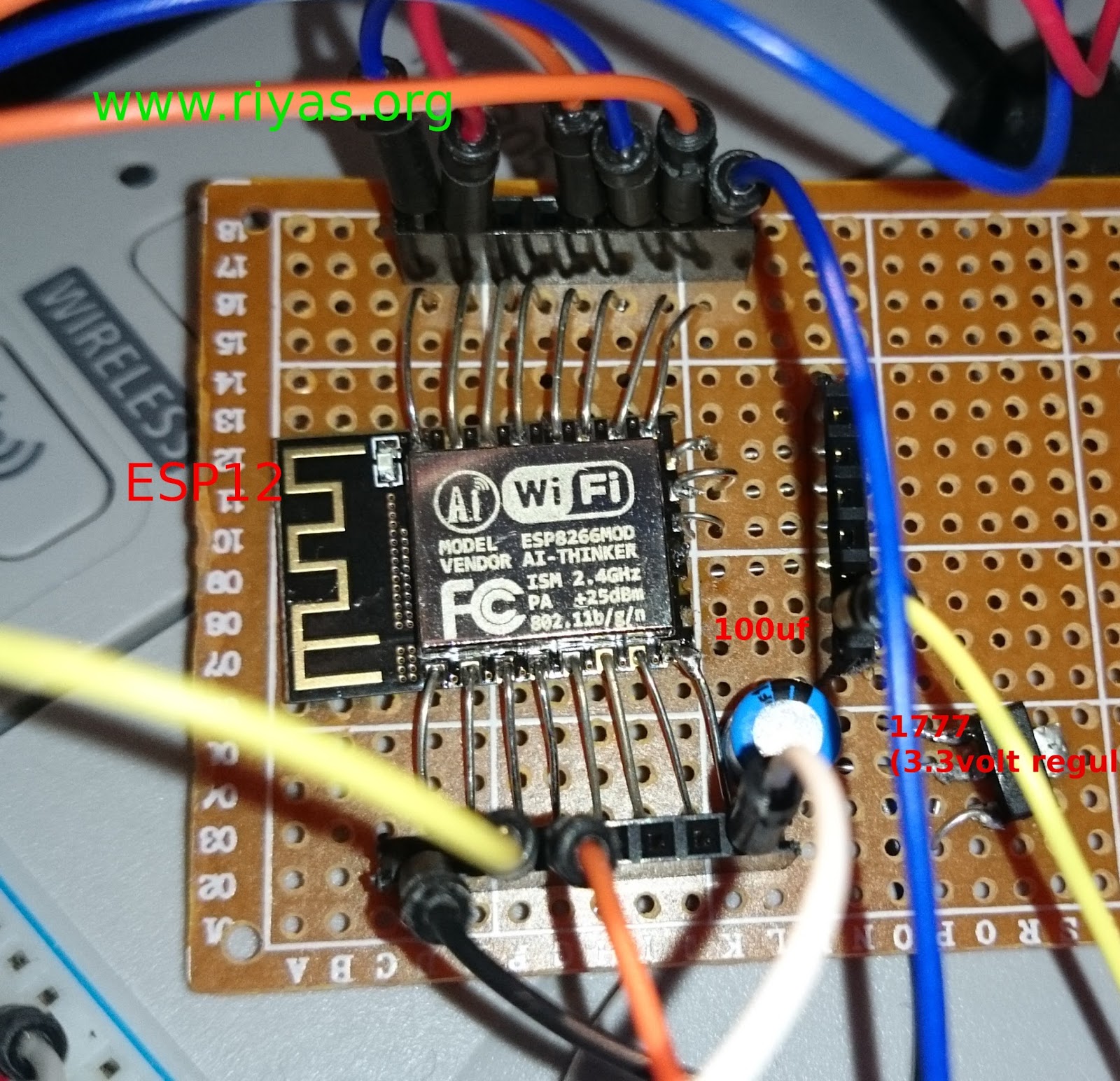 Learn on the fly : Quickly test a bare esp8266 (ESP12) module with no ...