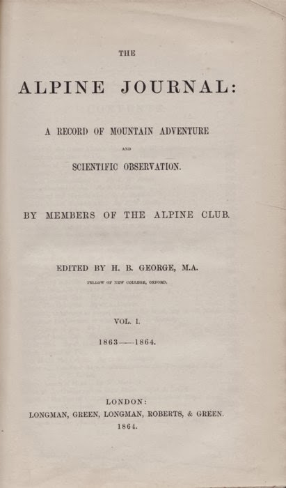 Bibliothèque Dauphinoise: L'Alpine Journal : quelques textes fondateurs ...
