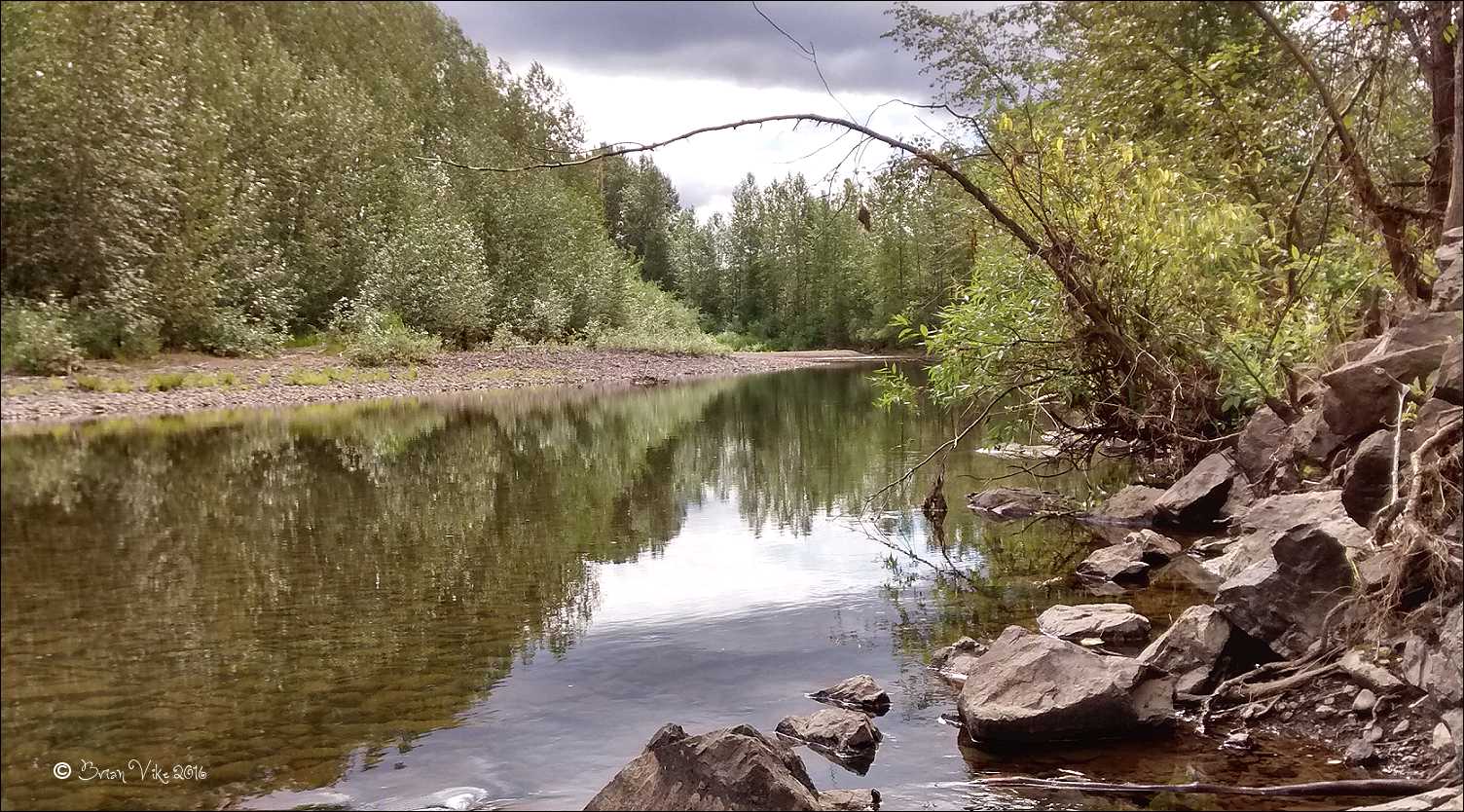 Northern Interior British Columbia: Slow Moving Bulkley River Houston ...